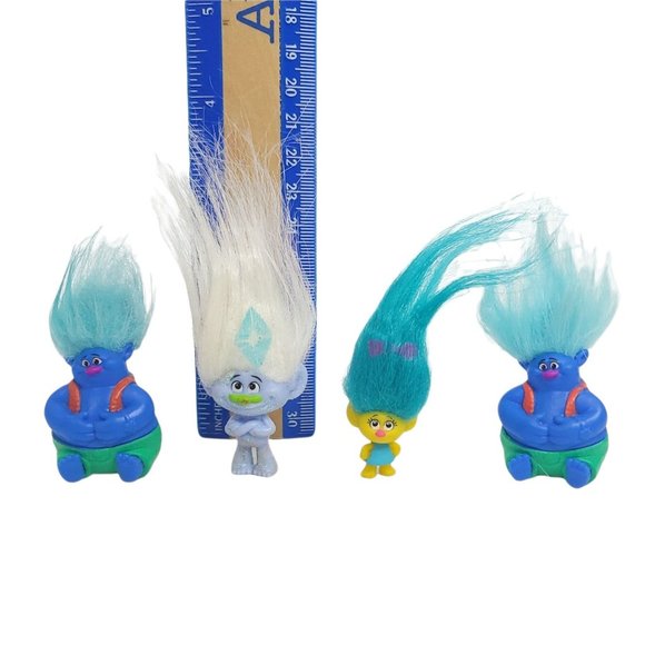 Hasbro | Toys | Troll Mini Figures Smidge Guy Diamond Biggie Dreamworks ...